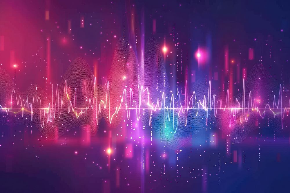 Vibrant abstract soundwave illustration | Free Photo Illustration ...