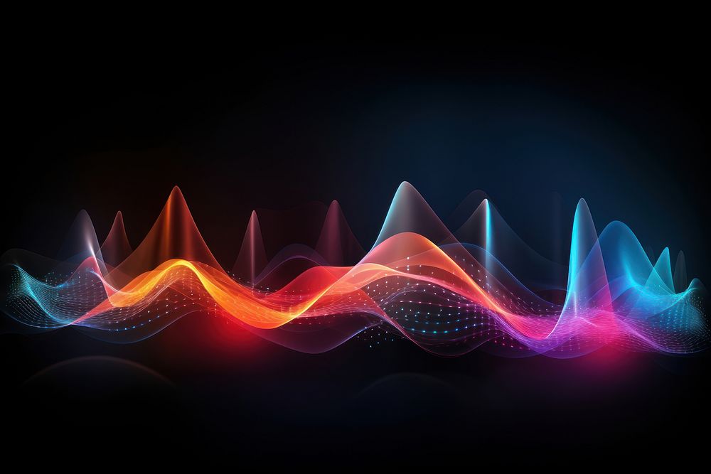 Vibrant abstract digital wave art | Premium Photo Illustration - rawpixel