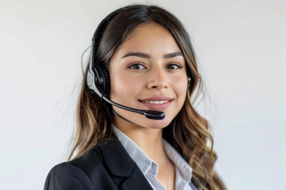 Professional customer service representative smiling | Free Photo ...