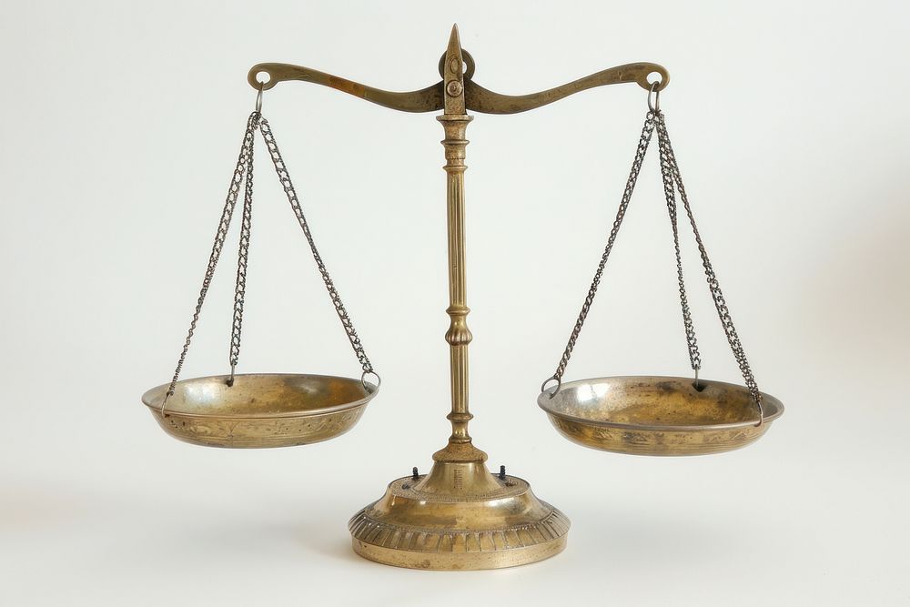 Vintage brass balance scale justice | Free Photo - rawpixel