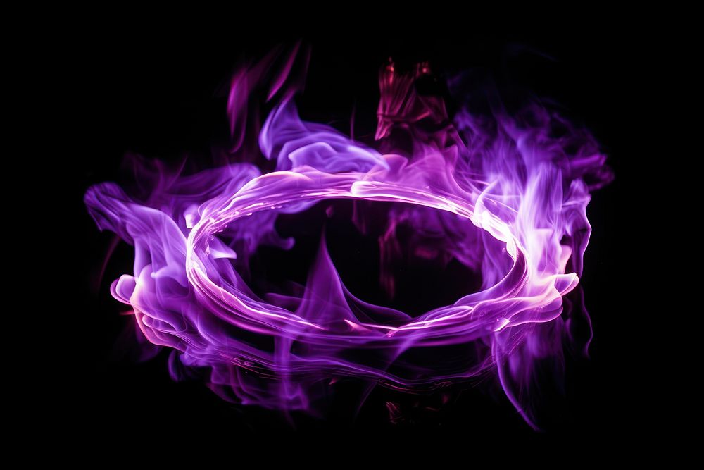 Mystical purple fire ring | Free Photo - rawpixel