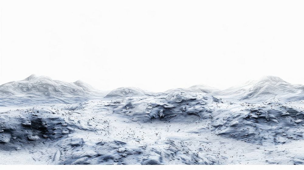 Snowy hilly terrain avalanche outdoors | Free Photo - rawpixel