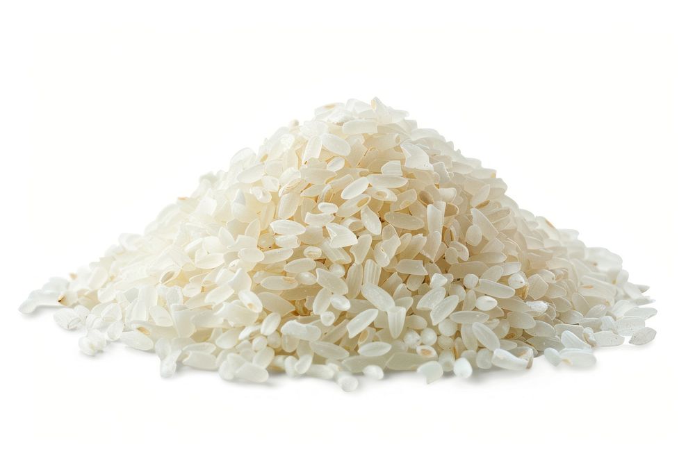 White rice pile isolated background | Free Photo - rawpixel