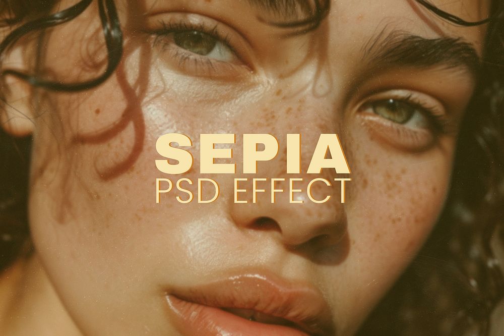 Sepia PSD Effect | Premium PSD Add-on - rawpixel