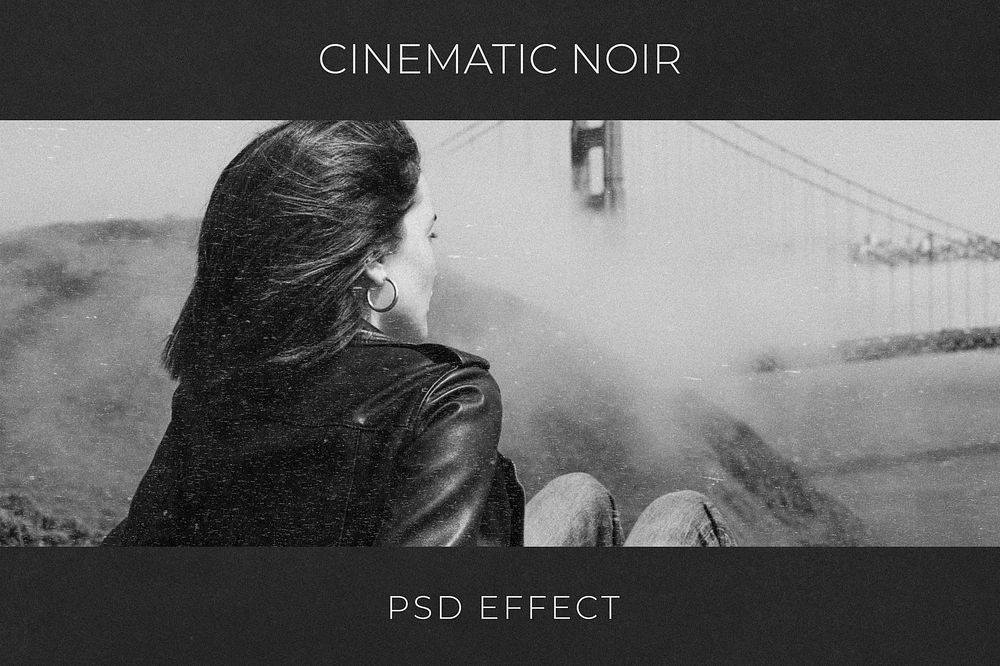 Cinematic Noir PSD Effect | Premium PSD Add-on - rawpixel