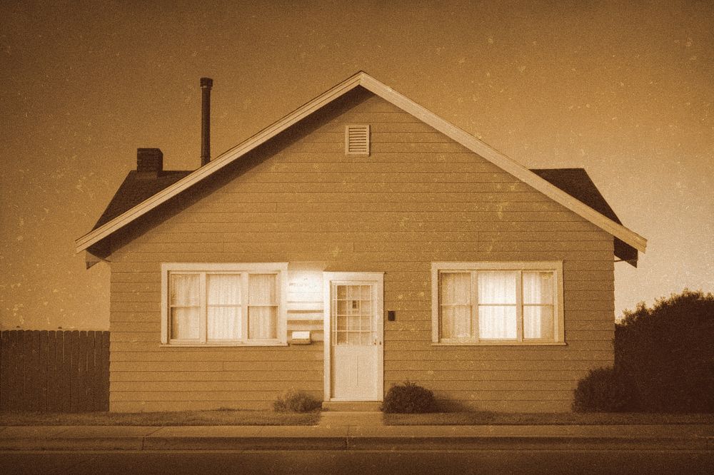 Vintage house warm lighting sepia | Premium Photo - rawpixel