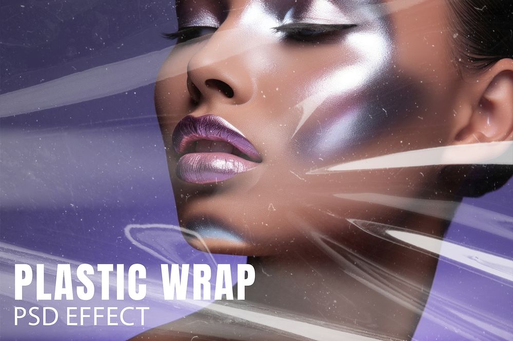 Plastic Wrap PSD Effect | Premium PSD Add-on - rawpixel