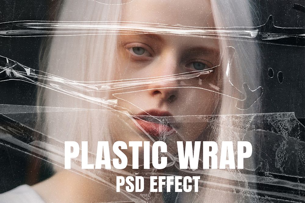 Plastic Wrap PSD Effect | Premium PSD Add-on - rawpixel
