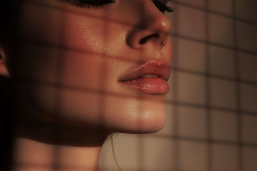 Elegant beauty shadowed face | Free Photo - rawpixel
