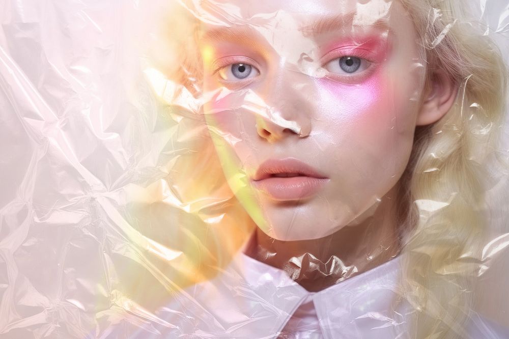 Ethereal portrait with plastic overlay | Free Photo - rawpixel