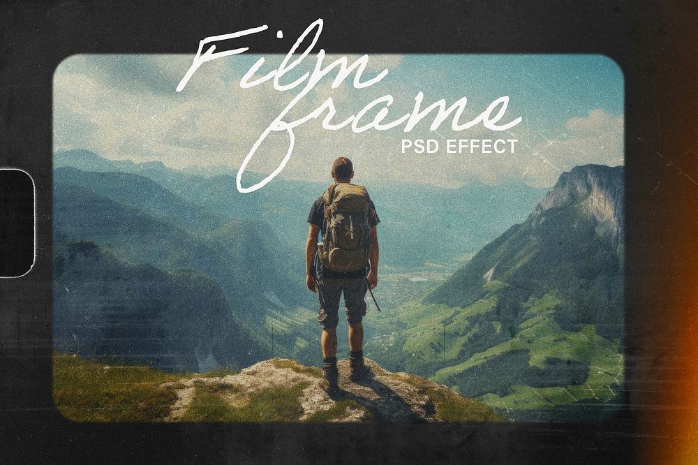 Film Frame PSD Effect | Premium PSD Add-on - rawpixel