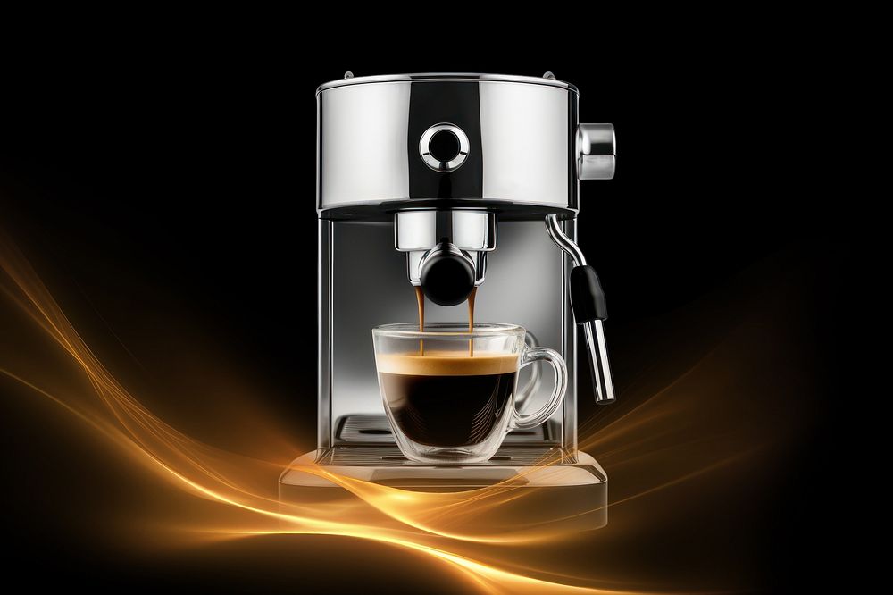Sleek espresso machine brewing coffee | Free Photo - rawpixel