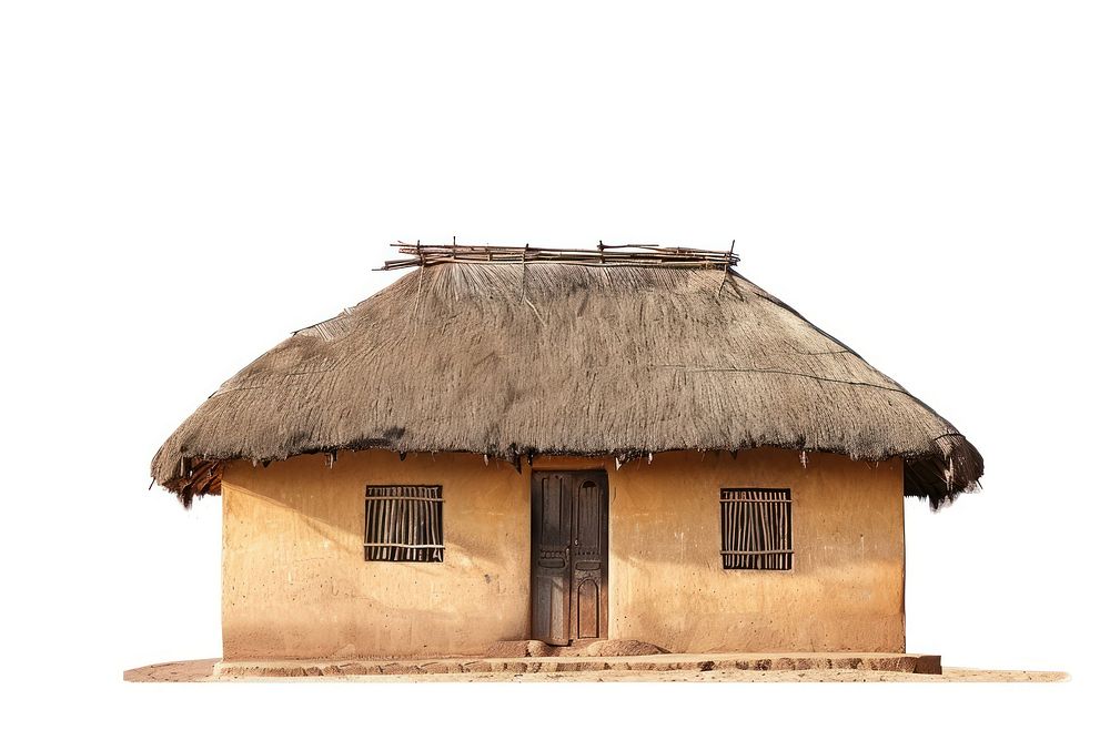 Traditional thatched roof mud house | Free Photo - rawpixel