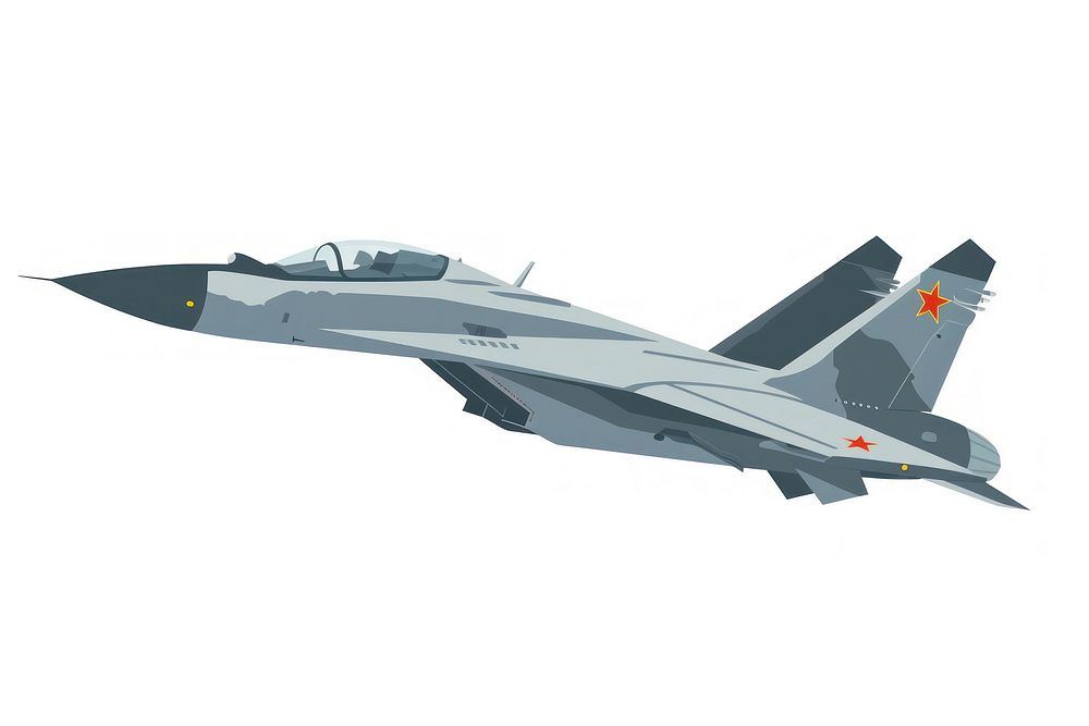Modern military fighter jet illustration | Free Photo Illustration ...