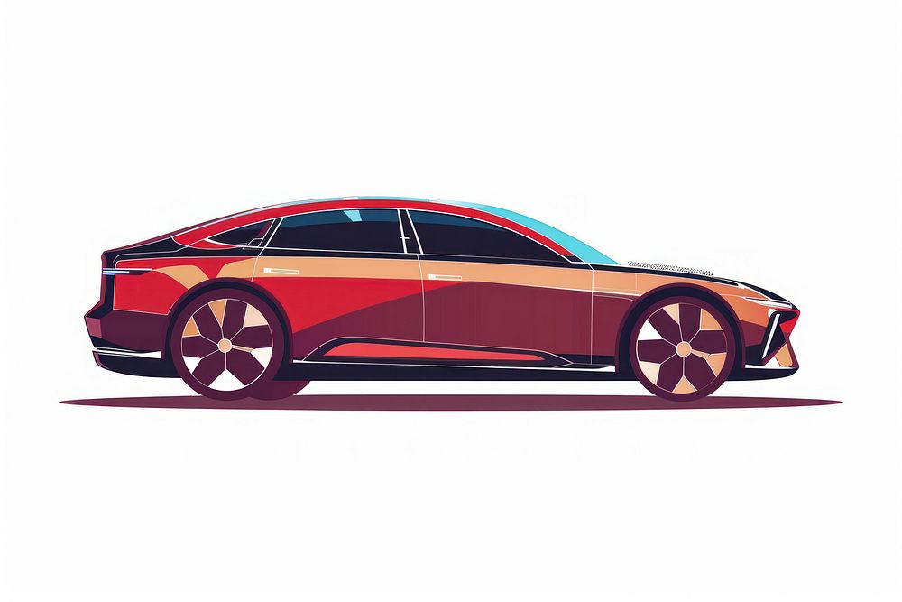 Modern abstract car illustration | Free Photo Illustration - rawpixel