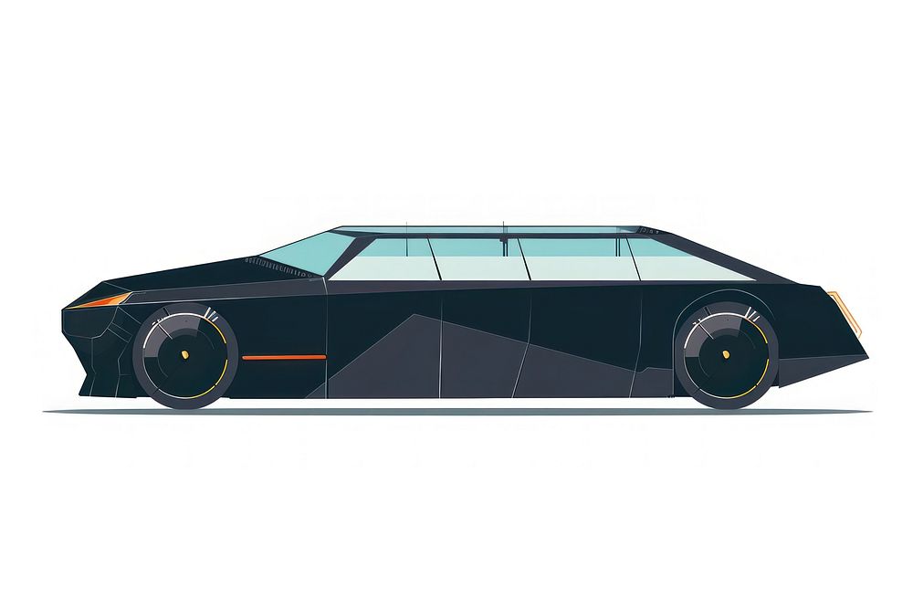 Futuristic geometric car illustration | Free Photo Illustration - rawpixel