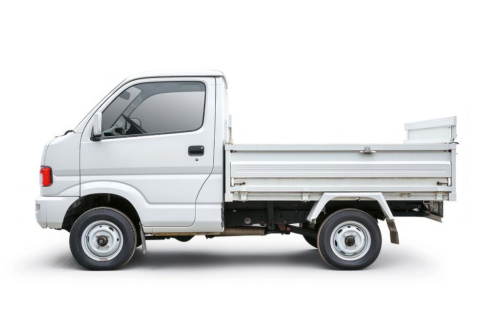 Compact white utility truck | Free Photo - rawpixel