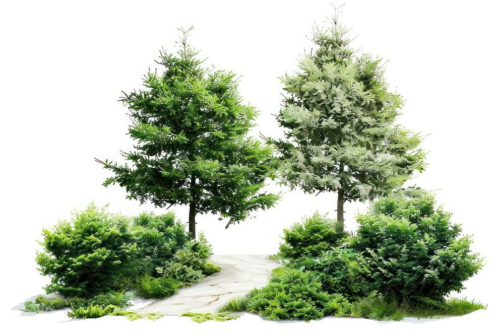 Lush evergreen garden pathway | Free Photo - rawpixel