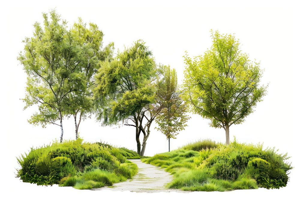 Lush green trees scenic pathway | Free Photo - rawpixel
