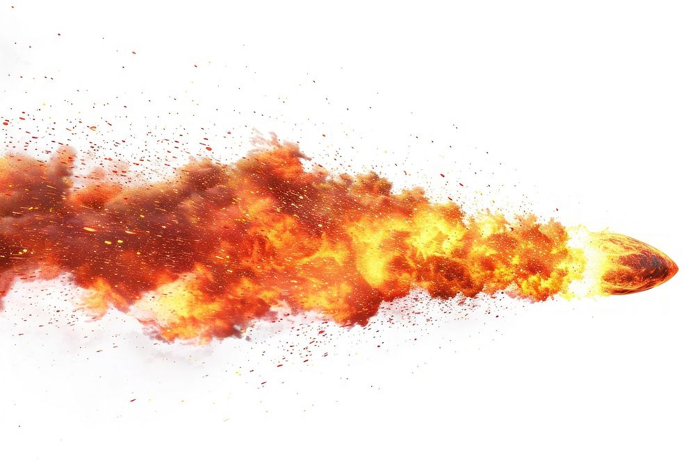 Fiery bullet in explosive motion | Free Photo - rawpixel