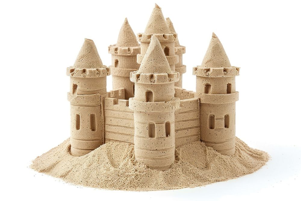 Intricate sandcastle with towers | Free Photo - rawpixel