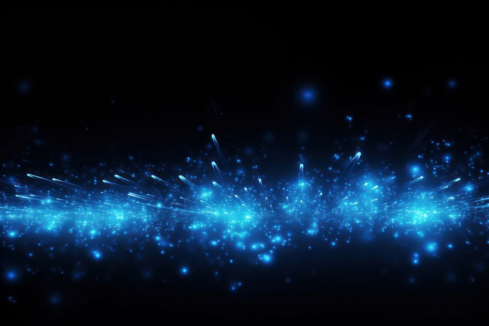 Futuristic blue light particles | Free Photo Illustration - rawpixel