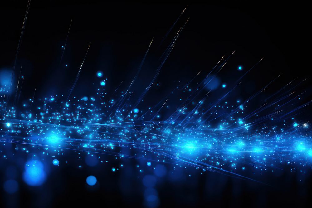 Abstract blue glowing particles background | Free Photo Illustration ...