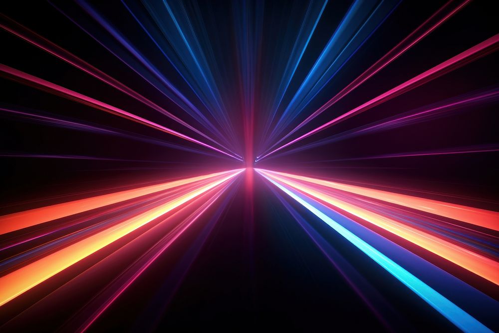 Vibrant futuristic neon light beams | Premium Photo Illustration - rawpixel
