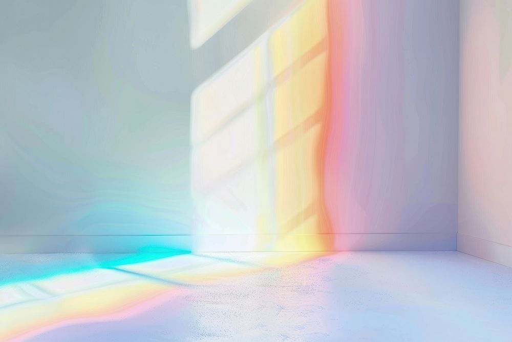 Colorful light reflection on wall | Free Photo Illustration - rawpixel