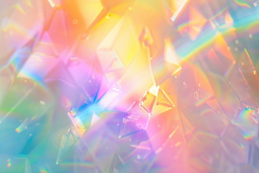 Vibrant abstract geometric crystal background | Free Photo Illustration ...