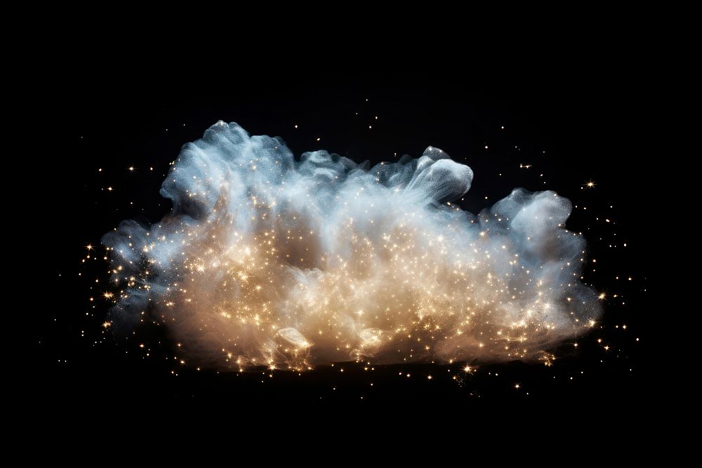 Magical cloud with sparkling particles | Free Photo Illustration - rawpixel