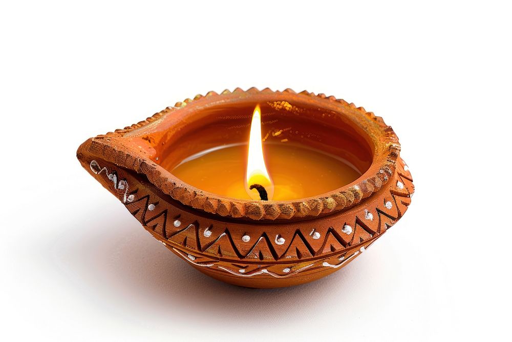 Traditional clay oil lamp glowing | Free Photo - rawpixel