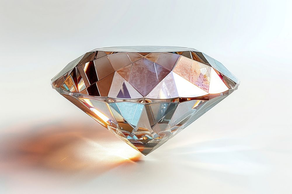 Brilliant cut diamond reflecting light | Free Photo - rawpixel