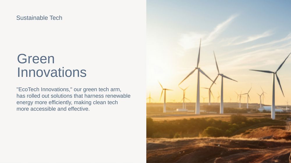 Exploring new technology presentation template | Premium Vector ...