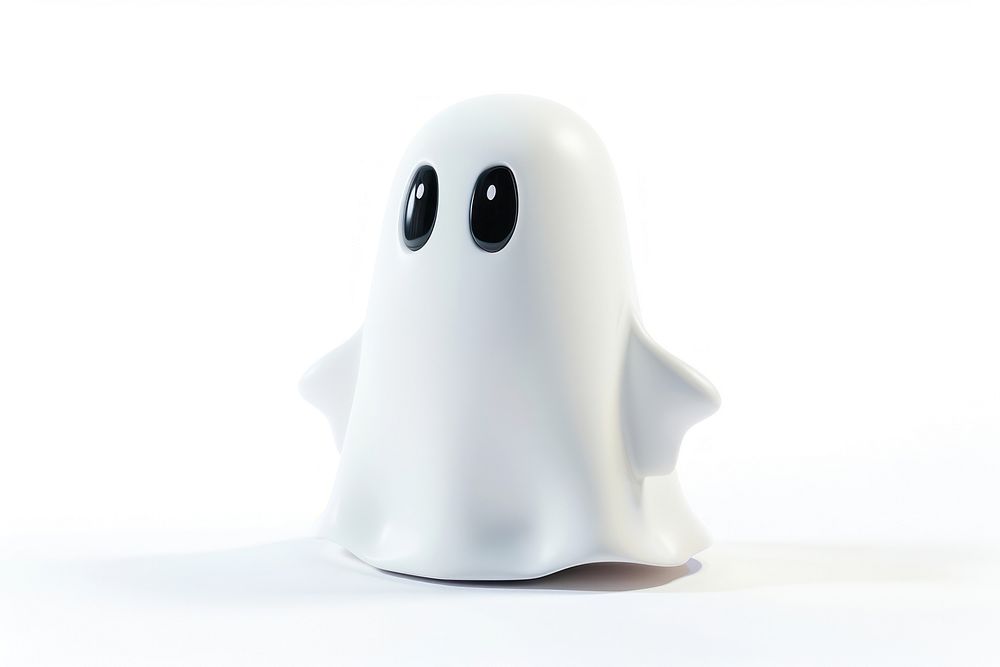 Halloween ghost electronics porcelain figurine. | Free Photo ...
