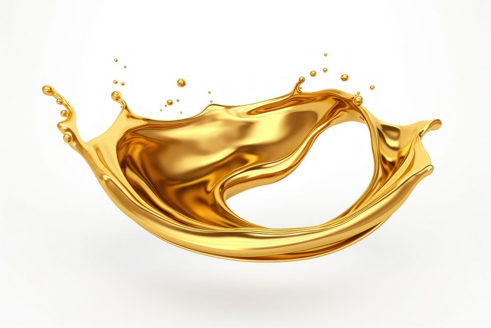 Golden liquid splash art | Free Photo Illustration - rawpixel
