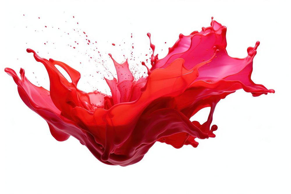 Red paint splash graphics blossom | Free Photo Illustration - rawpixel