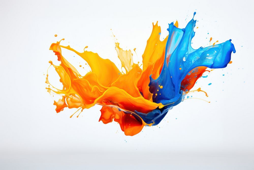 Paint splash graphics painting bonfire. | Free Photo Illustration ...