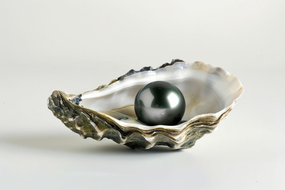 Lustrous pearl in oyster shell | Free Photo - rawpixel