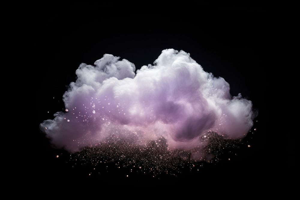 Purple cloud sparkle fireworks astronomy | Free Photo - rawpixel