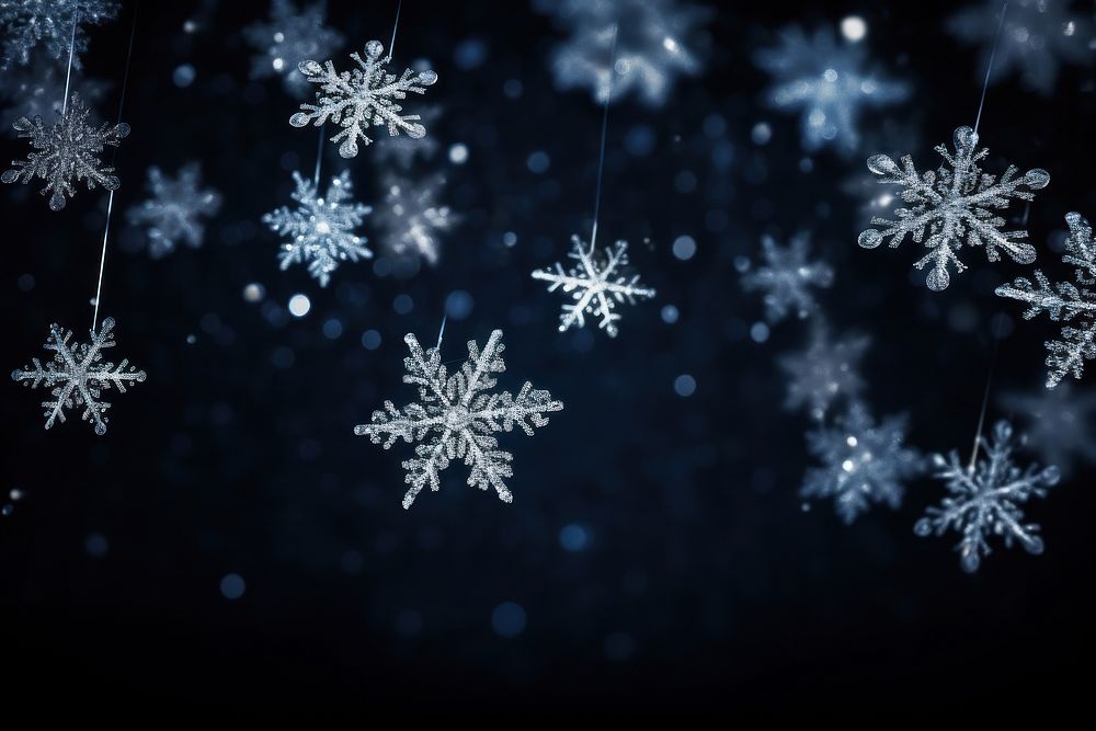 Snowflakes effect outdoors nature. | Free Photo - rawpixel