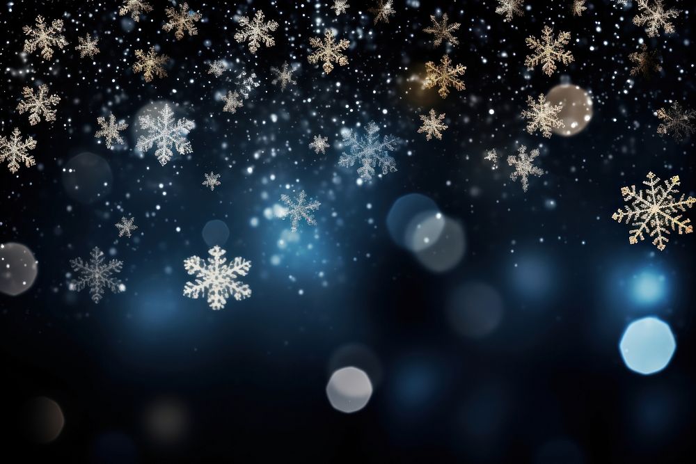Snowflakes effect astronomy outdoors nature. | Free Photo - rawpixel