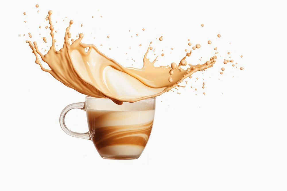 Dynamic coffee splash art | Free Photo - rawpixel