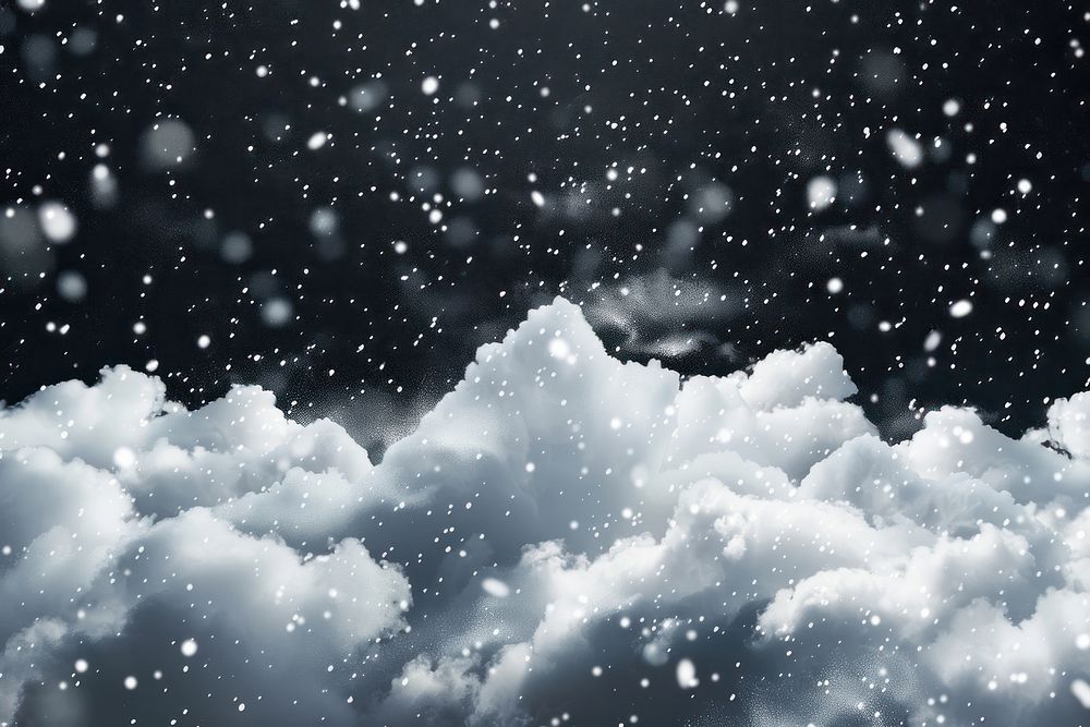 Snowy clouds in dark sky | Free Photo - rawpixel