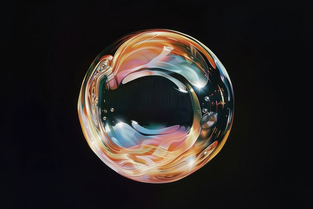 Colorful abstract soap bubble art | Free Photo Illustration - rawpixel