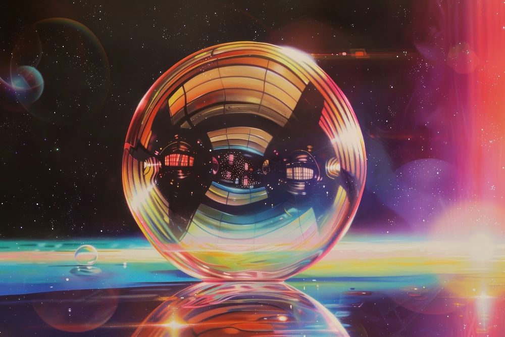 Futuristic space-themed digital artwork | Premium Photo Illustration ...