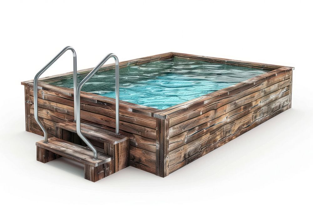 Wooden above-ground pool | Free Photo - rawpixel