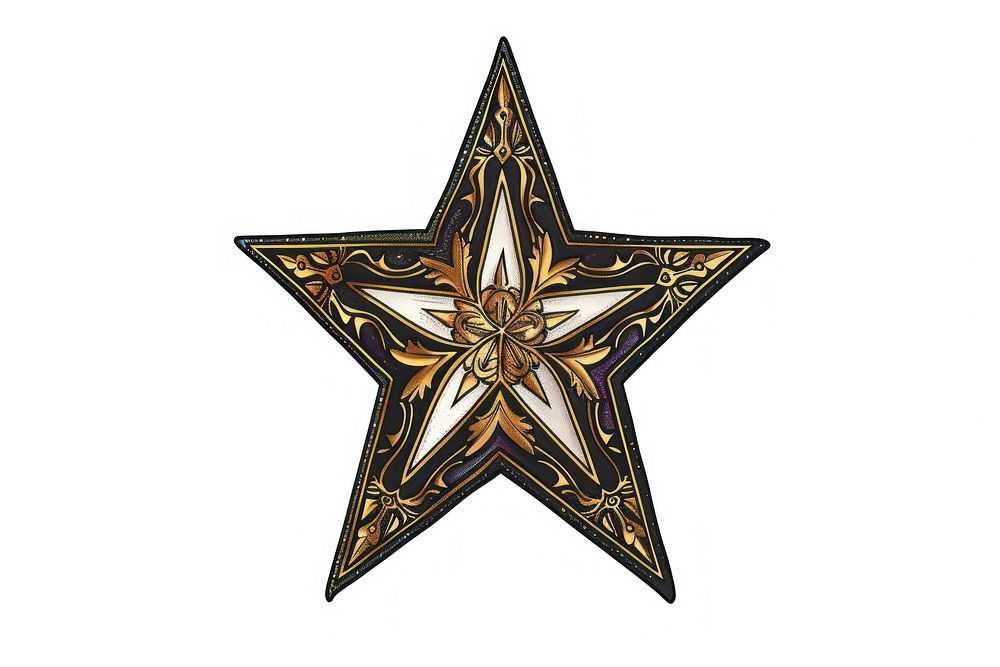 Intricate ornate star illustration design | Free Photo Illustration ...