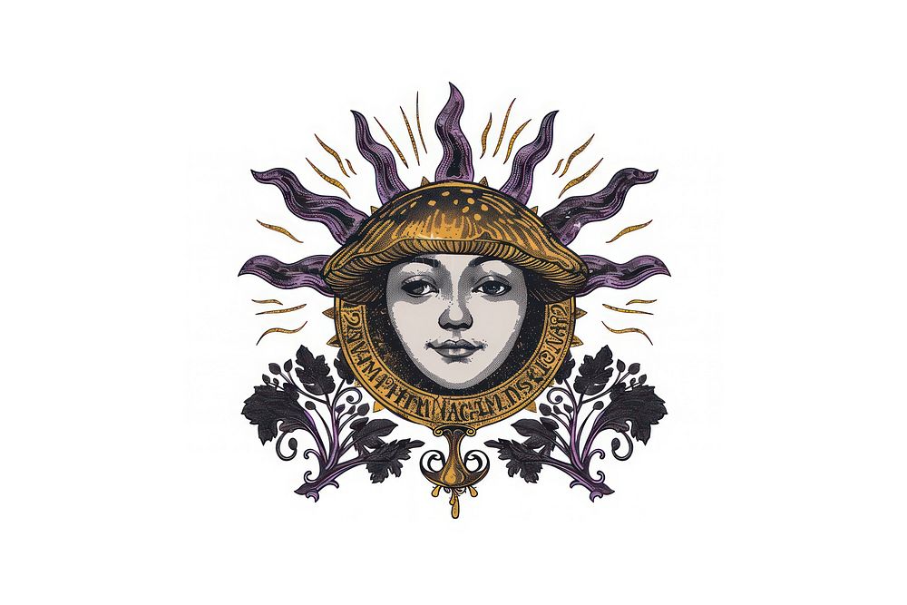 Surreal sun face illustration | Free Photo Illustration - rawpixel