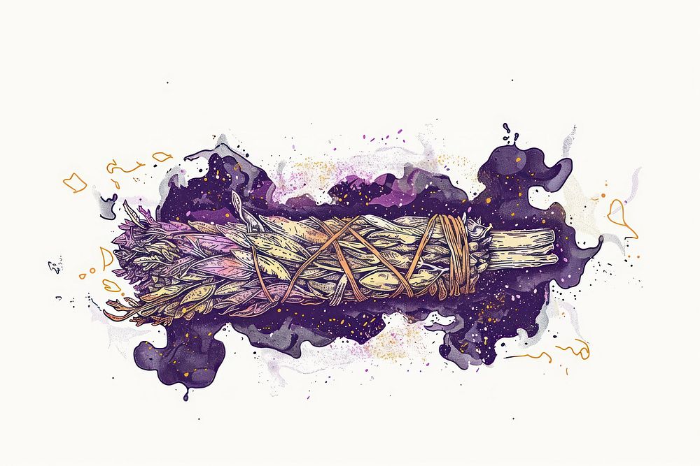 Mystical sage bundle illustration | Free Photo Illustration - rawpixel
